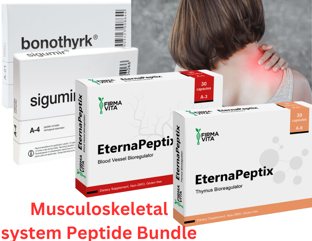Musculoskeletal system Peptide Bundle - A-4 Sigumir A-3 Ventfort A-6 V – Qi Supplements