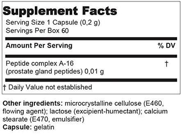 Libidon® - A-16 Prostate Peptide Bioregulator - 60 Capsules – Qi ...