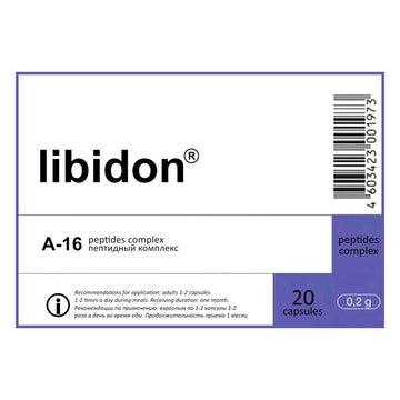 Libidon® - A-16 Prostate Peptide Bioregulator - 60 Capsules – Qi ...